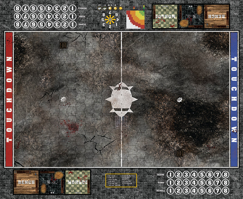 Mats by Mars: Urban Strike Fantasy Football Play Mat / Pitch